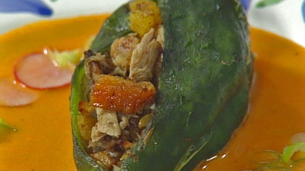 Poblanos Rellenos-Stuffed Poblano Chiles Recipe | PBS Food | PBS Food