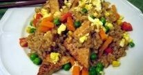 Crispy Tofu Triangles with Fried Rice | Vegetarian Recipes… | PBS Food