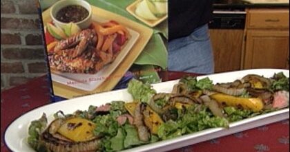 Recipe for Grilled Steak and Onion Salad | PBS Food