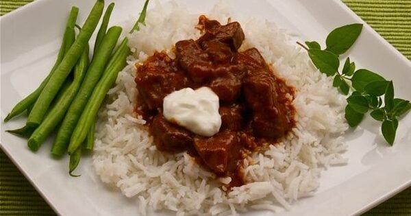 Braised Beef with Rice | PBS Food
