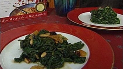 Sautéed Spinach: Spinaci Saltati | PBS Food