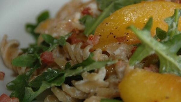 Pasta with Peaches | PBS Food