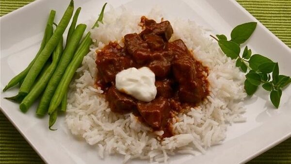 Braised Beef with Rice | PBS Food
