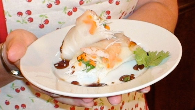 Asian BBQ Shrimp Spring Rolls Recipe | Asian Recipes | PBS… | PBS Food