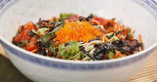 Whe-Dop-Bap (Seafood Bibimbap) Recipe | Korean Recipes |… | PBS Food