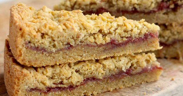 Rhubarb Cardamom Shortbread Bars Recipe | Dessert Recipes… | PBS Food