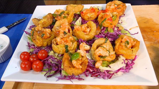 Tostones Rellenos de Camarones | Caribbean Recipes | PBS… | PBS Food
