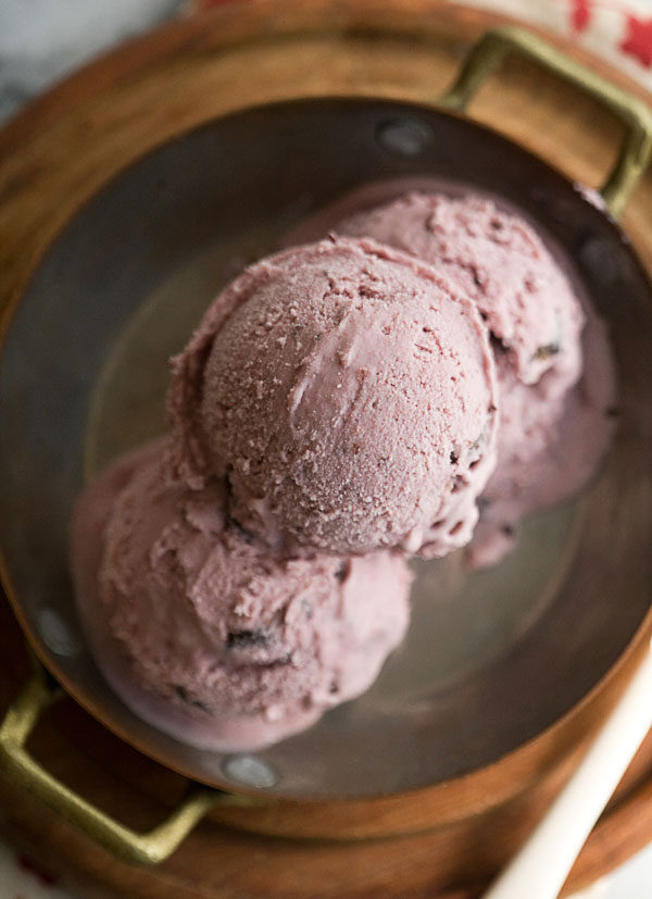 Cherry Dark Chocolate Ice Cream Recipe | Dessert Recipes |… | PBS Food