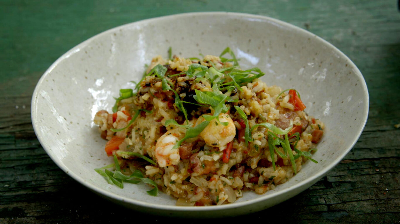 Shrimp and Oyster Perlou | Southern Recipes | PBS Food | PBS Food