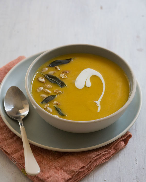 Curry Sage Butternut Squash Soup Recipe | Soup Recipes |… | PBS Food