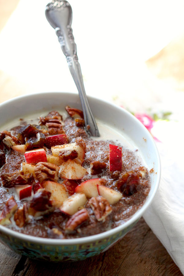 Teff Porridge Recipe with Apples, Dates, and Pecans | PBS… | PBS Food
