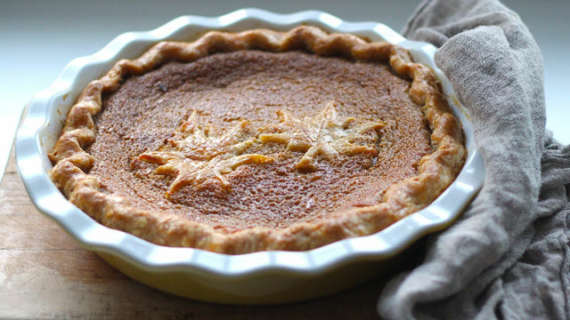 Canadian Maple Syrup Pie Recipe | Pie Recipes | PBS Food | PBS Food