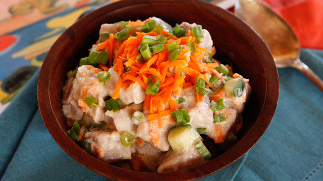 Poisson Cru (E'ia Ota) Recipe | Tahitian Recipes | PBS Food | PBS Food