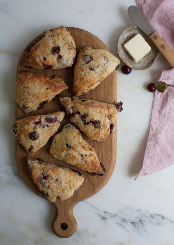 Sour Cherry Chocolate Scones Recipe | Breakfast Recipes |… | PBS Food