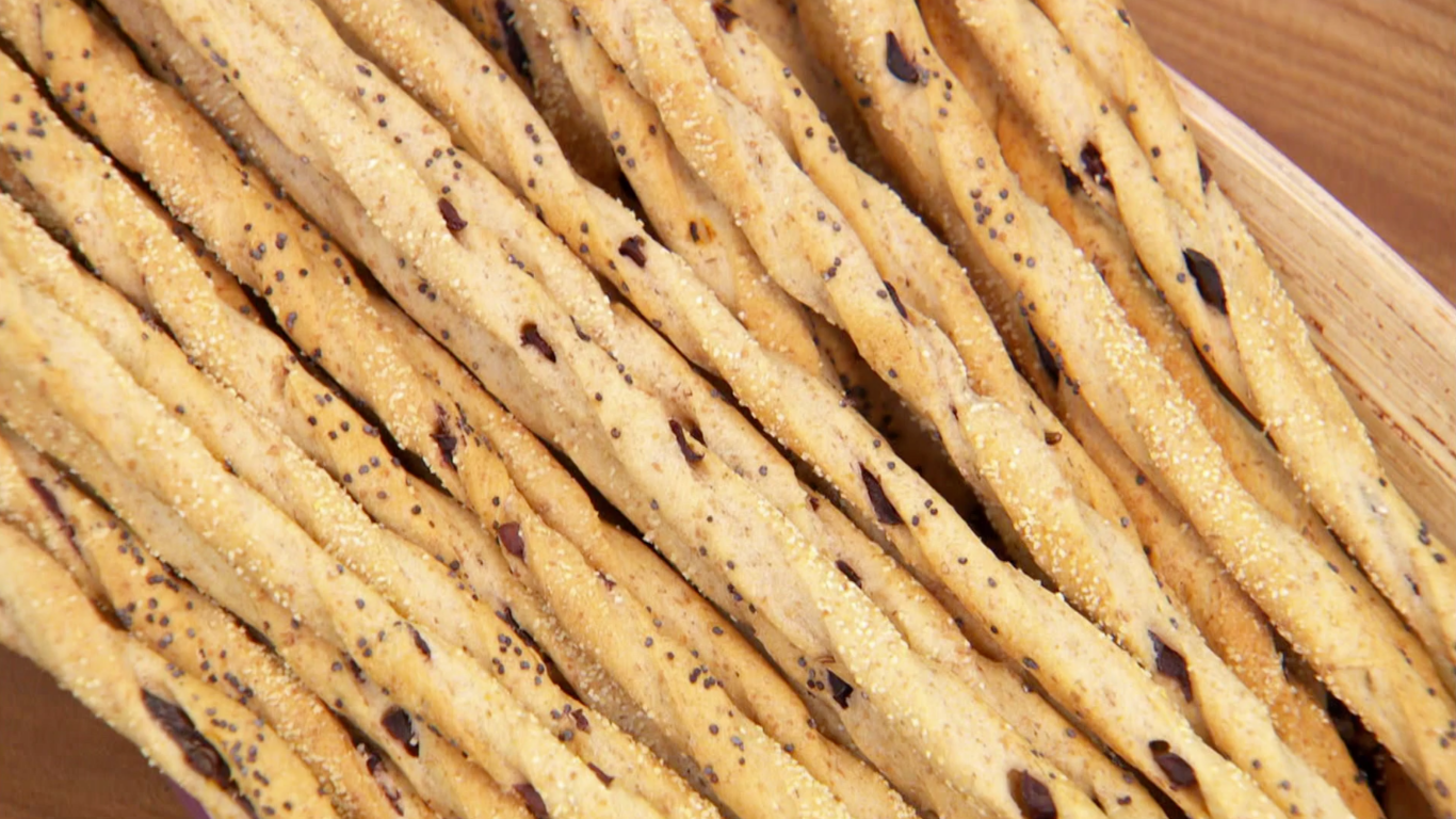 Twisty Rye Breadsticks | PBS Food