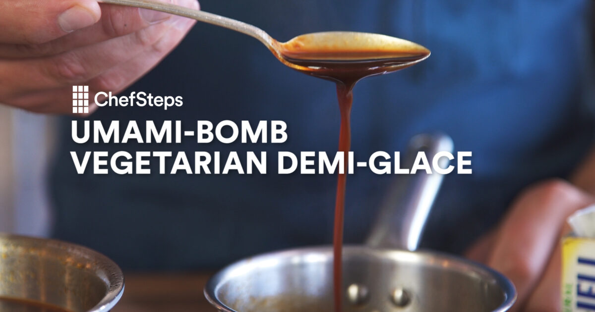 Umami-Bomb Vegetarian Demi Glace | Stories | PBS Food