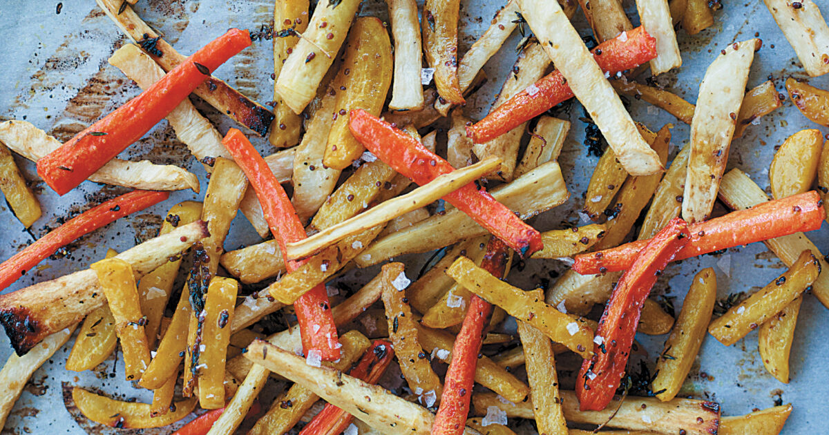 Maple-Balsamic Root Vegetable “Fries” | PBS Food