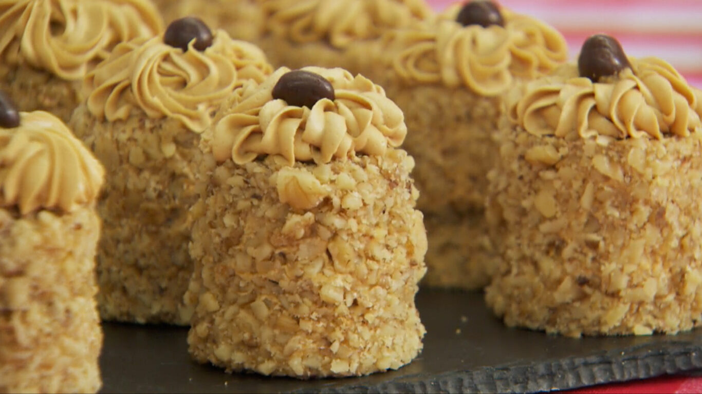 Mary's Mini Coffee and Walnut Cakes | PBS Food