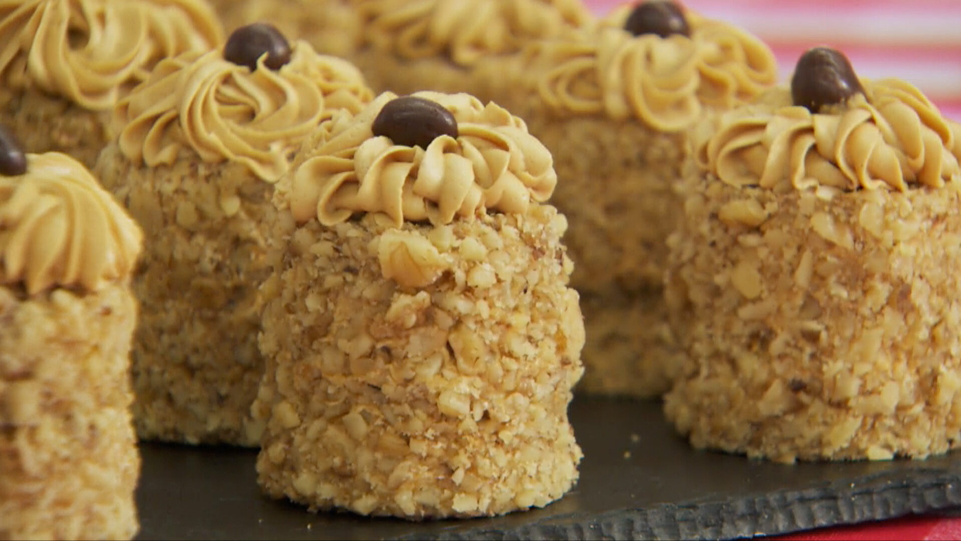 Mary's Mini Coffee and Walnut Cakes | PBS Food