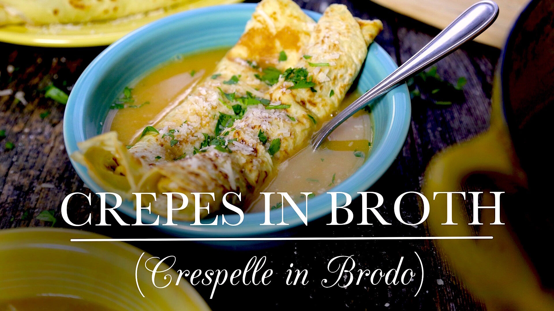 Crepes in Broth (Crespelle in Brodo) | PBS Food
