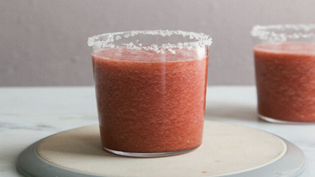 Strawberry Rhubarb Bellini Recipe | Cocktail Recipes | PBS… | PBS Food