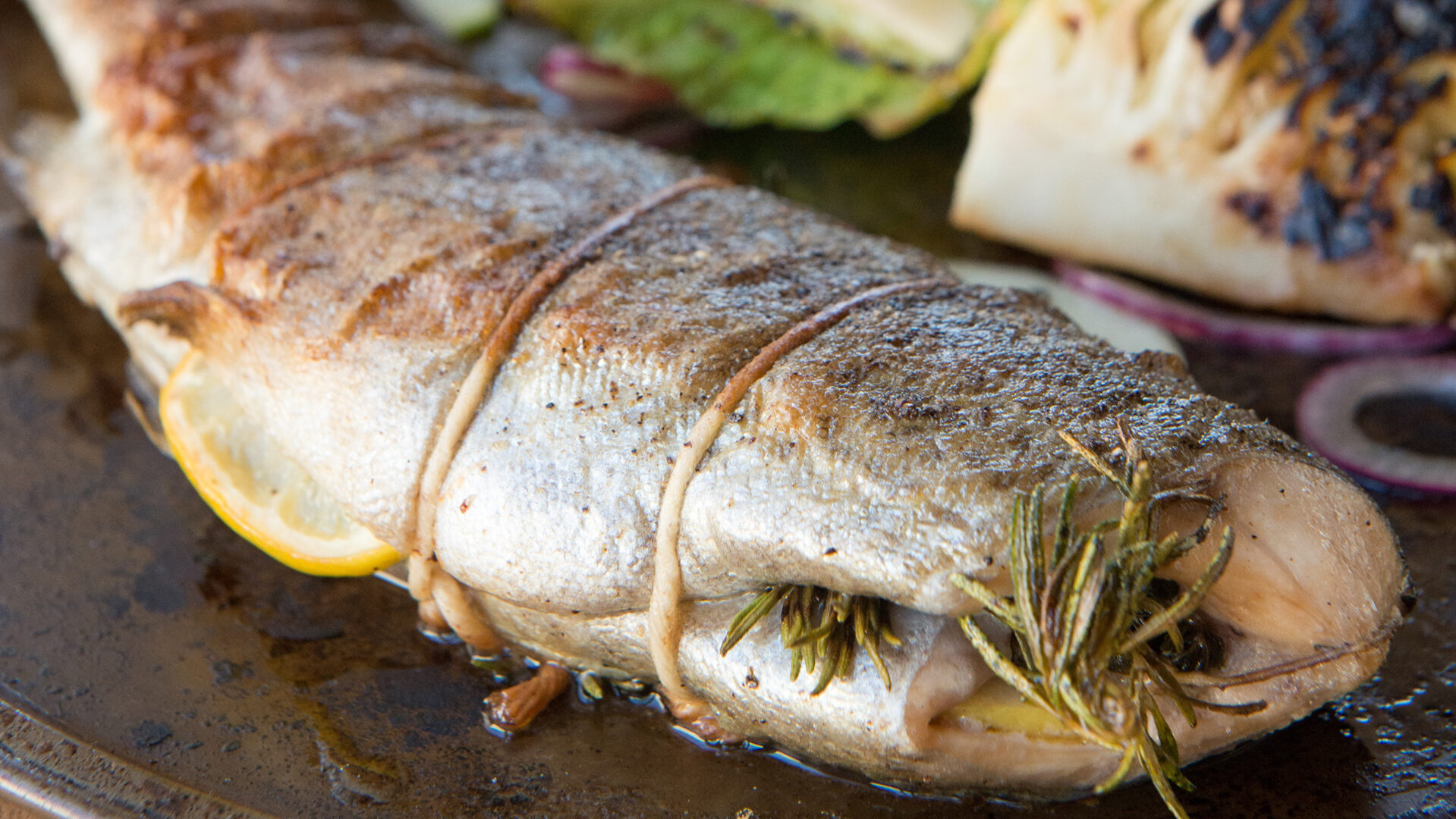 Whole Trout with Apple Mustard and Charred Cabbage Apple… | PBS Food