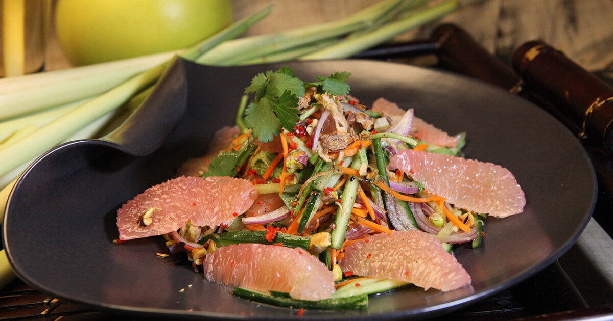 Recipe for Pomelo Salad | PBS Food