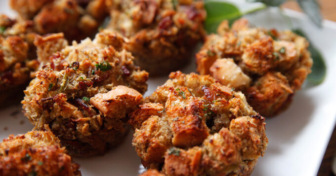 Bacon Apple Stuffins (Stuffing Muffins) | Stories | PBS Food