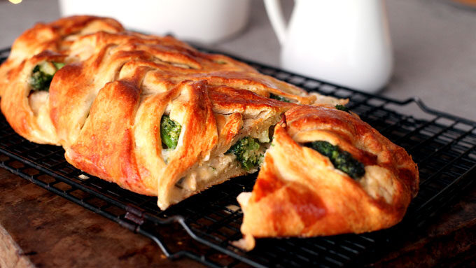Chicken Cheddar Broccoli Braid | Stories | PBS Food