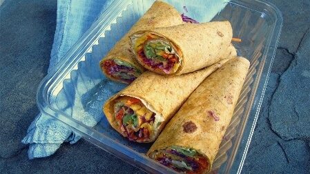 Crunchy Rainbow Wraps Recipe | Entree Recipes | PBS Food | PBS Food