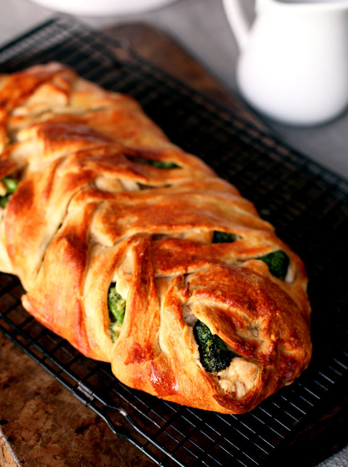 Chicken Cheddar Broccoli Braid | Stories | PBS Food