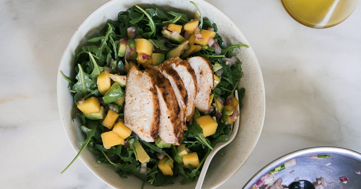 Chipotle Chicken Mango Salad Recipe | PBS Food | PBS Food