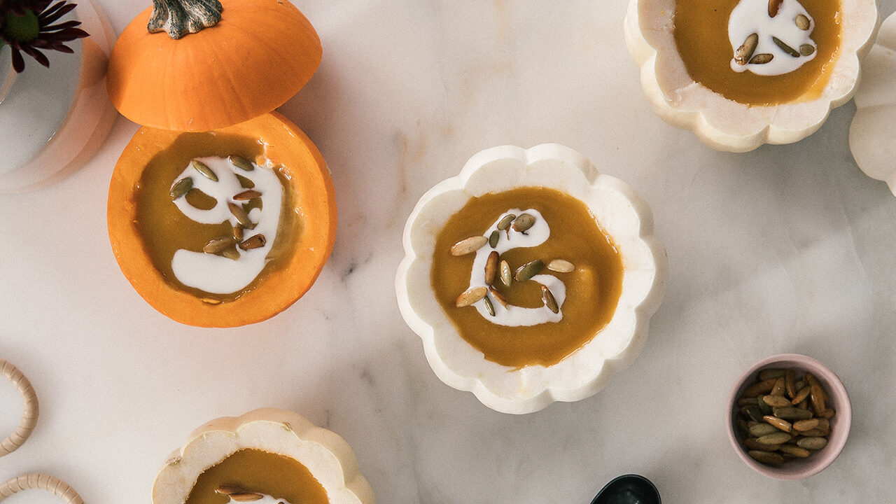 Curry Sage Butternut Squash Soup Recipe | Soup Recipes |… | PBS Food