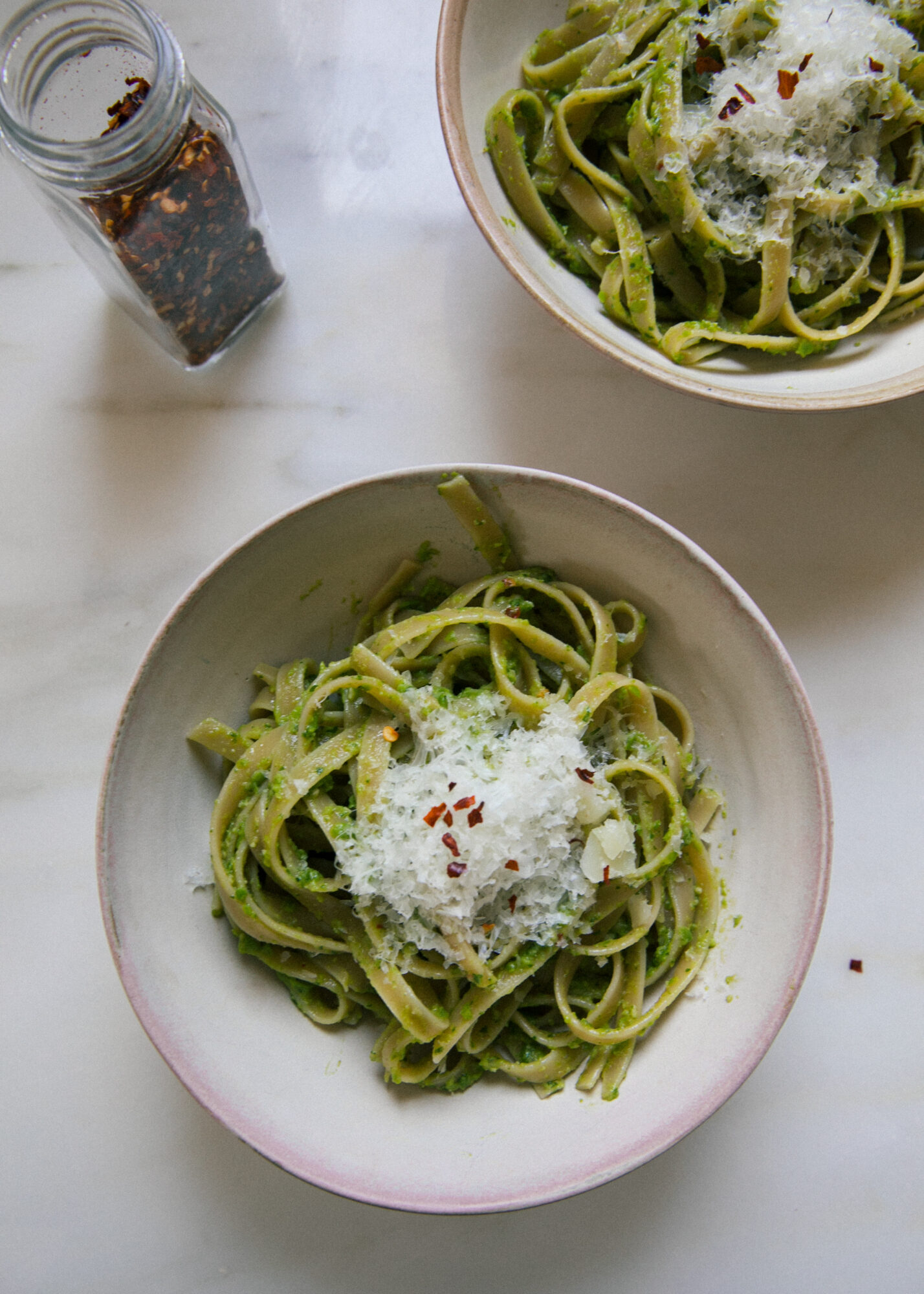 Spring Pea Arugula Pesto Pasta Recipe | PBS Food | PBS Food