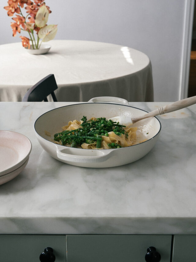 Spring Veggie Fettuccine Alfredo Recipe | PBS Food | PBS Food