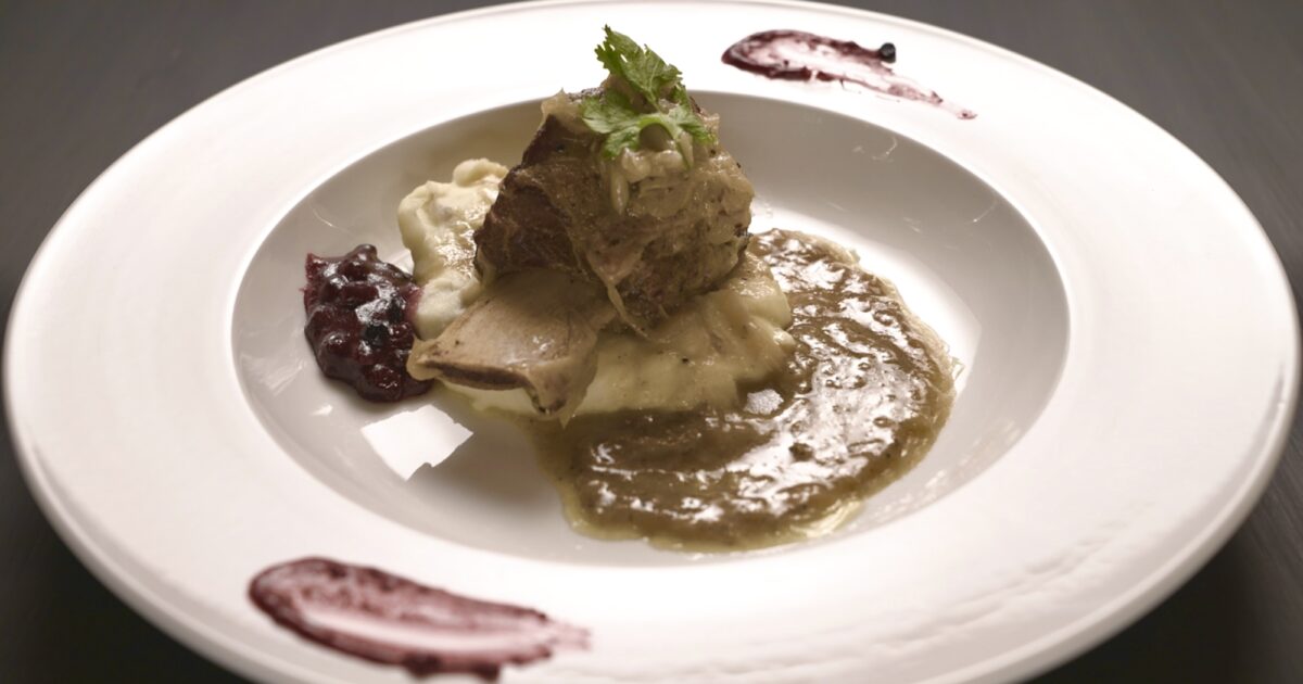 Bison Short Ribs with Mashed Potatoes and Huckleberry… | PBS Food