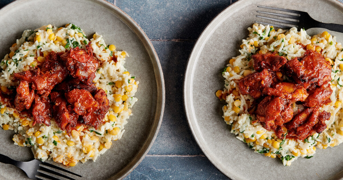 Kitchri with Stewed Chicken and Mango Pickle | PBS Food