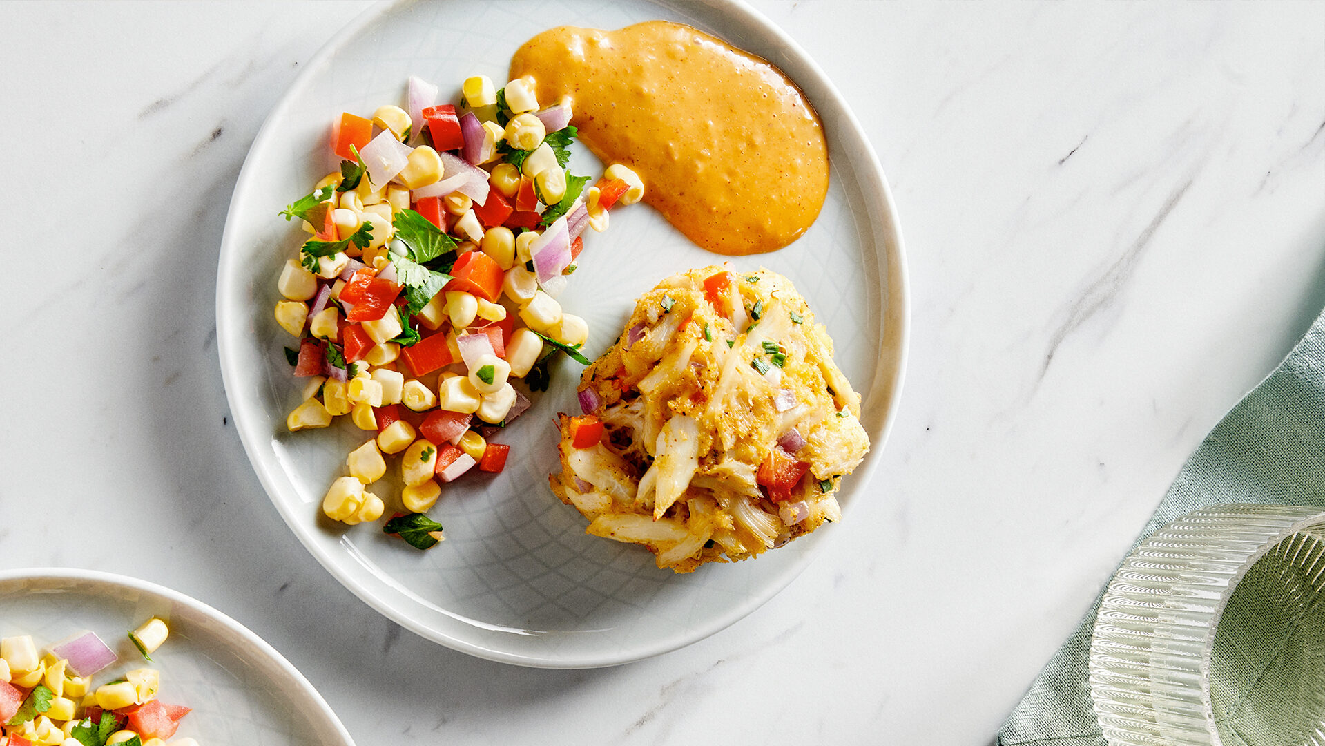 Crab Cakes with Roasted Corn Salsa | PBS Food