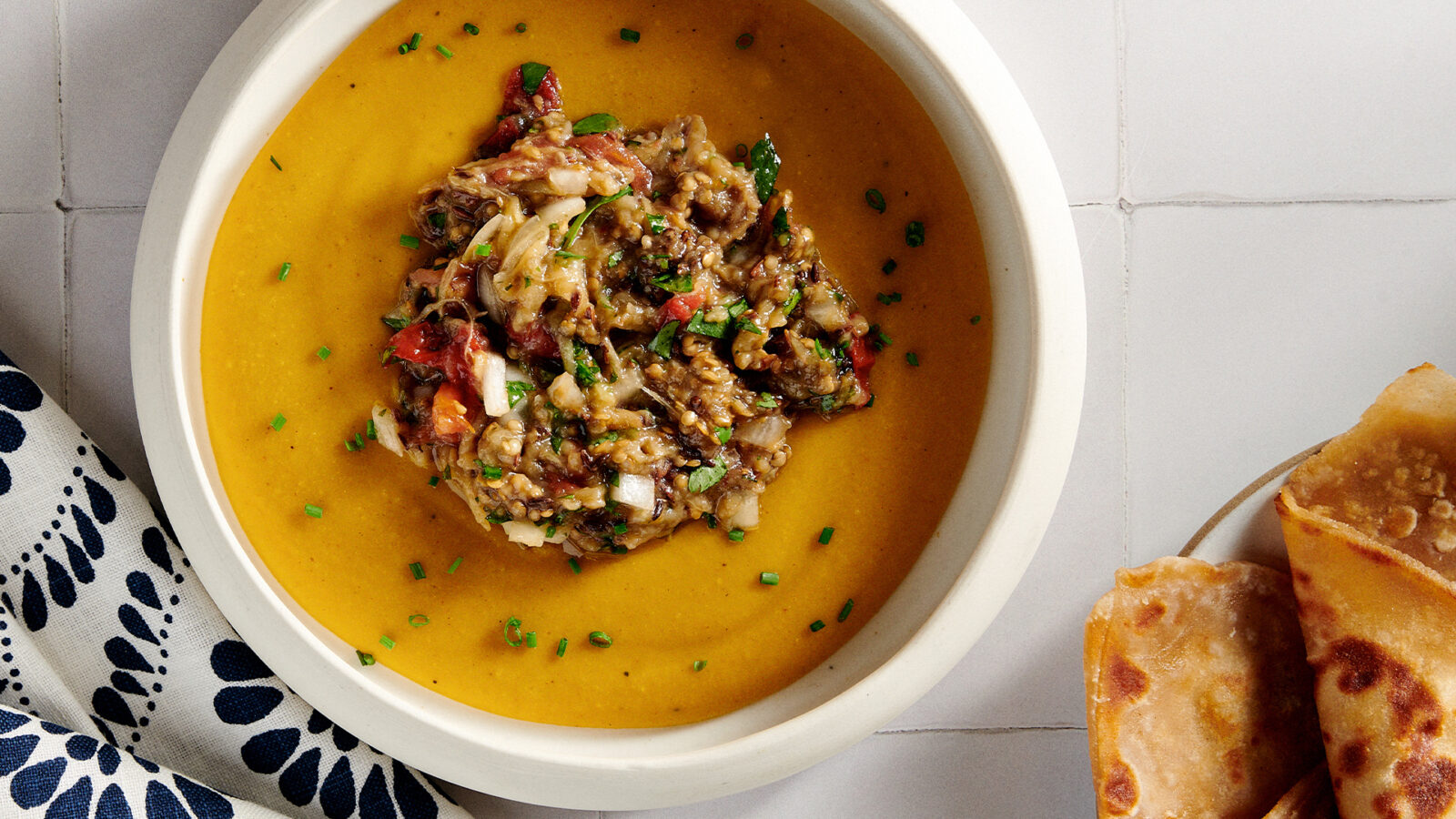 Baigan Choka and Dhal | PBS Food