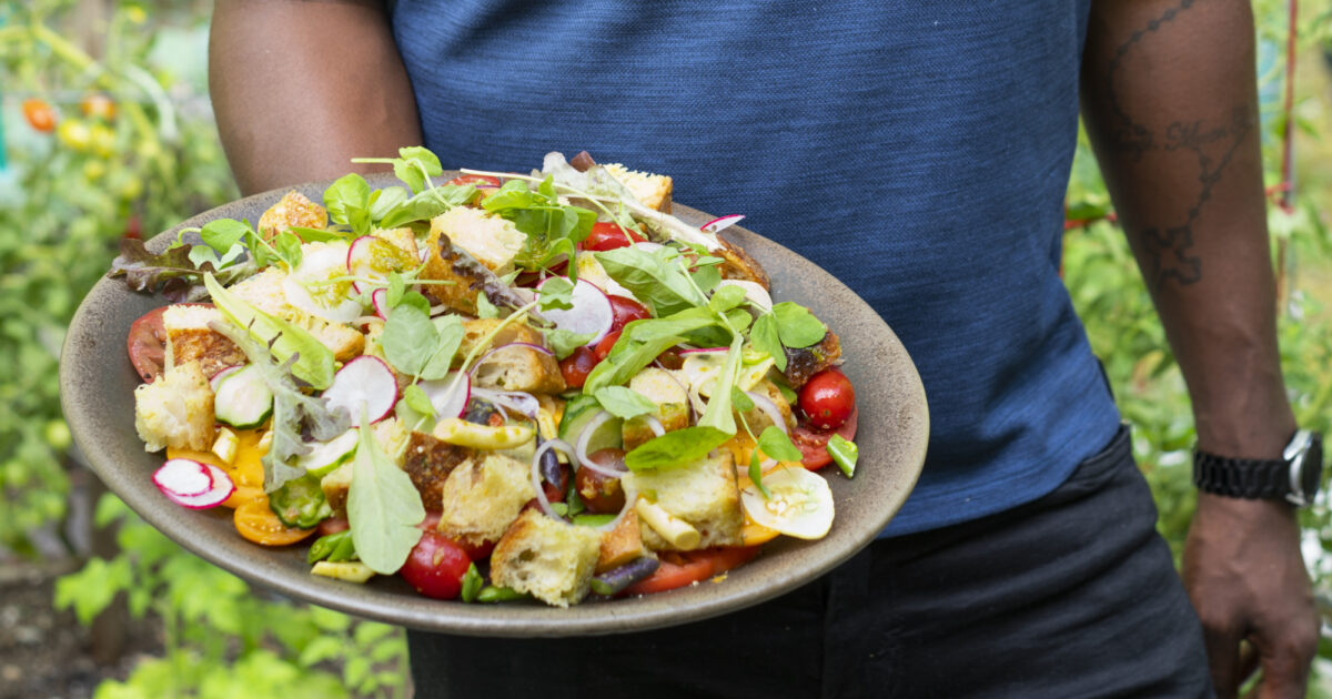 Chef Chris Viaud’s Panzanella Salad | PBS Food