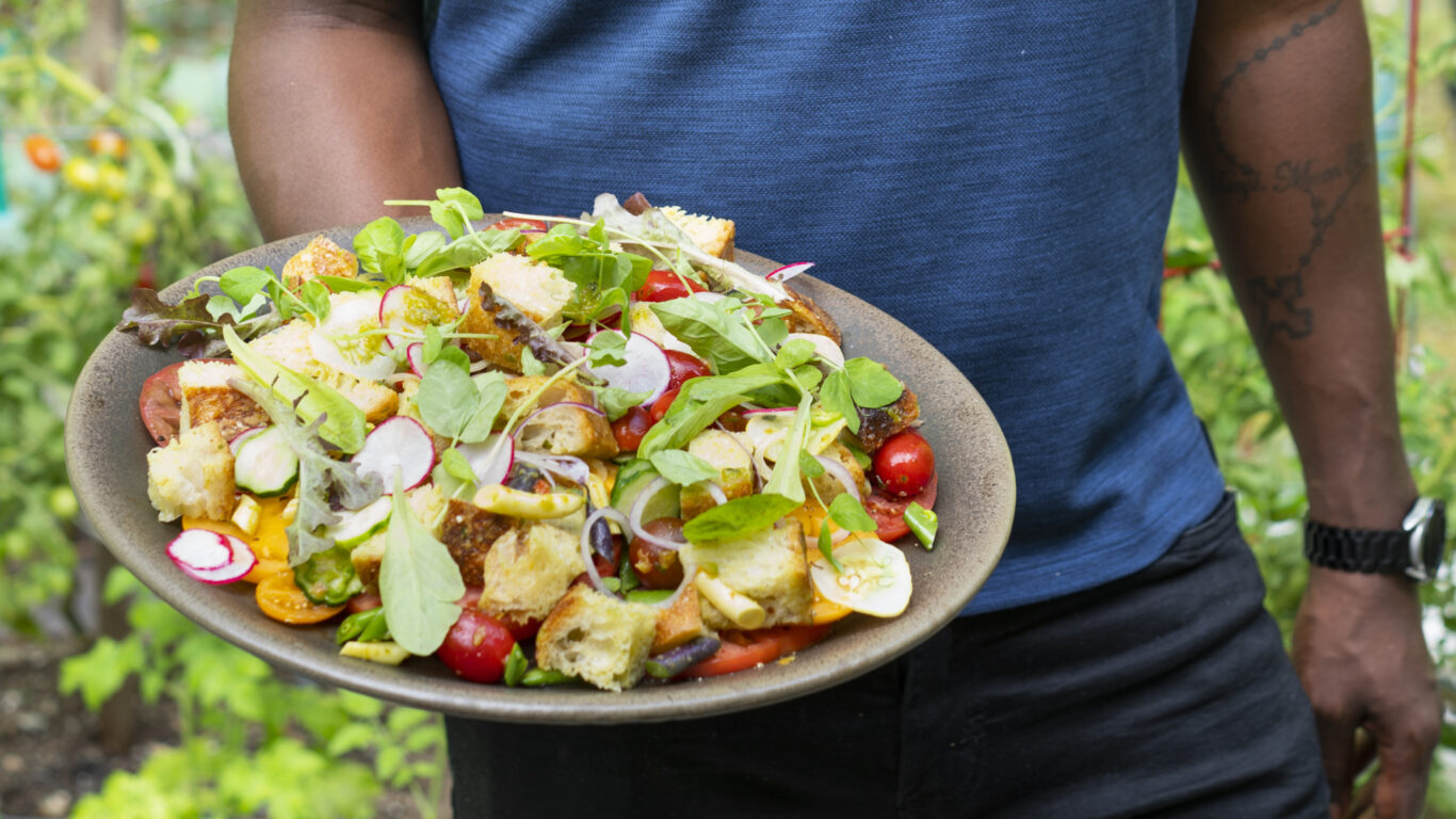Chef Chris Viaud’s Panzanella Salad | PBS Food