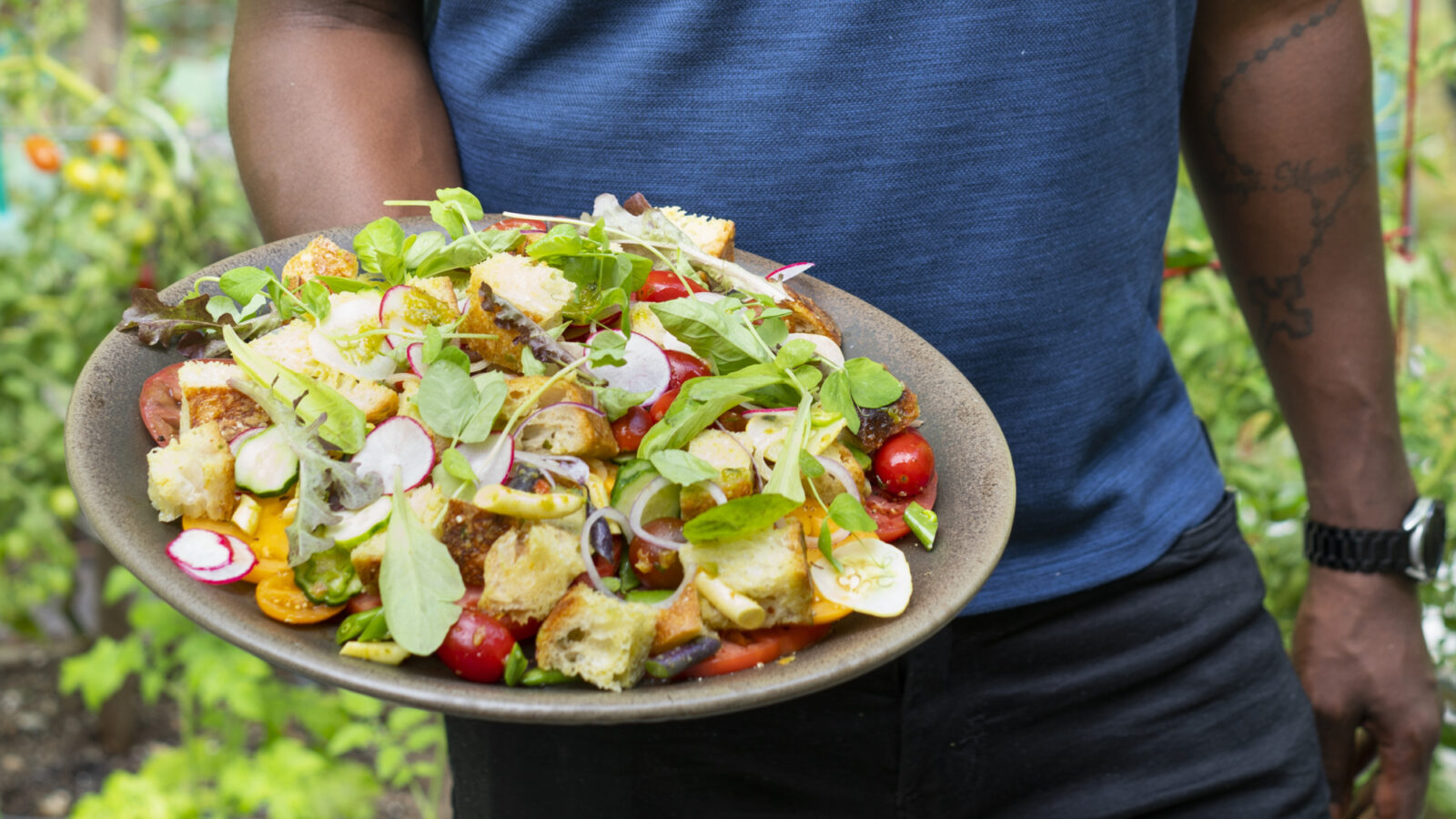 Chef Chris Viaud’s Panzanella Salad | PBS Food